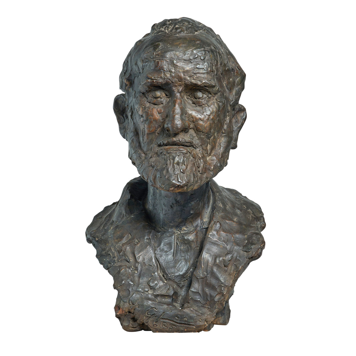 Sculpted Terra Cotta Bust of Elder/Important Dude | Architectural ...