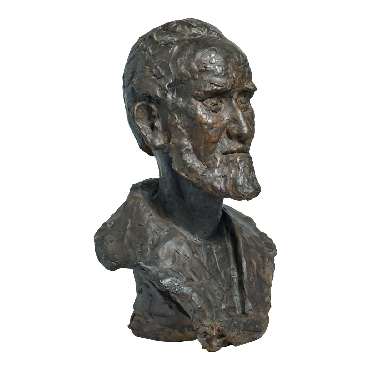 Sculpted Terra Cotta Bust of Elder/Important Dude | Architectural ...