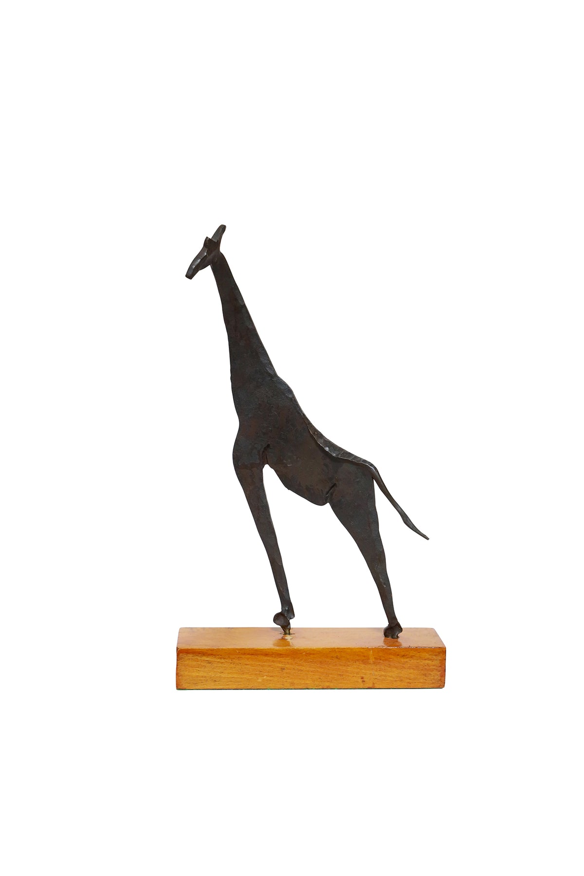 Wrought Iron Giraffe Sculpture in Mid-century style | Architectural ...