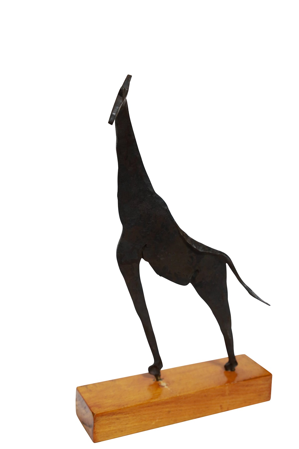 Wrought Iron Giraffe Sculpture in Mid-century style | Architectural ...