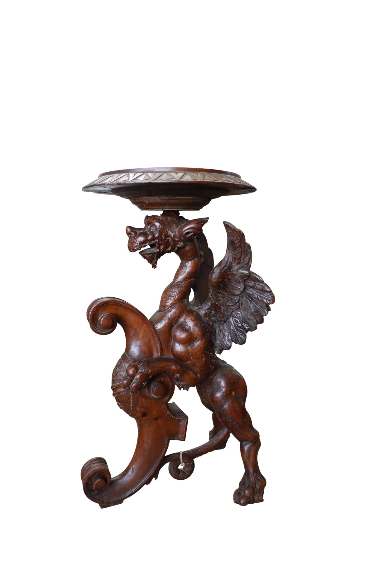 Pair of Italian Carved Griffon Tables | Architectural Artifacts, Inc.