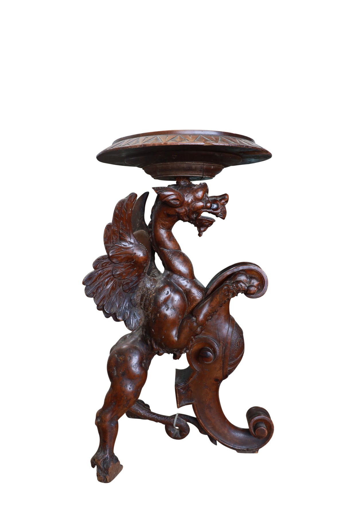 Pair of Italian Carved Griffon Tables | Architectural Artifacts, Inc.