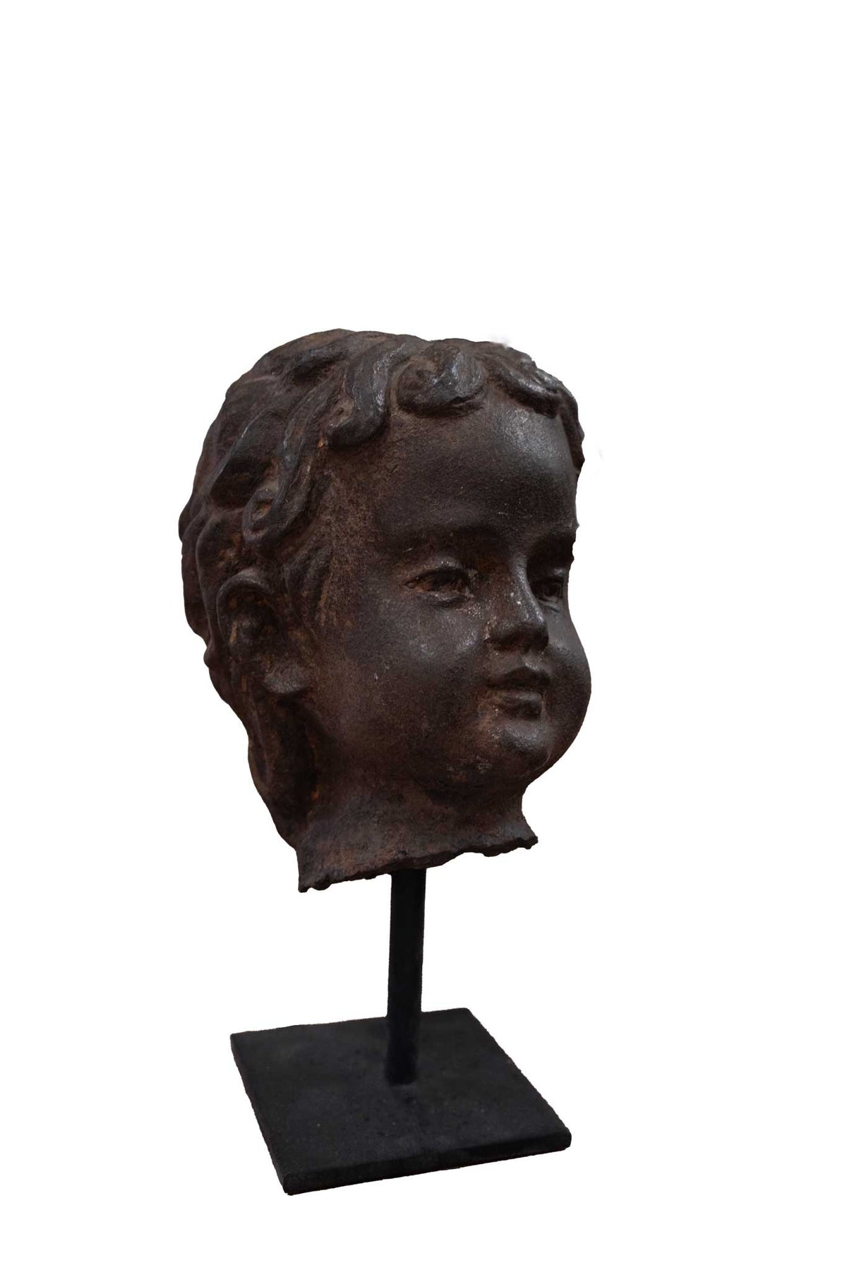 Argentinian Cast Iron Head | Architectural Artifacts, Inc.