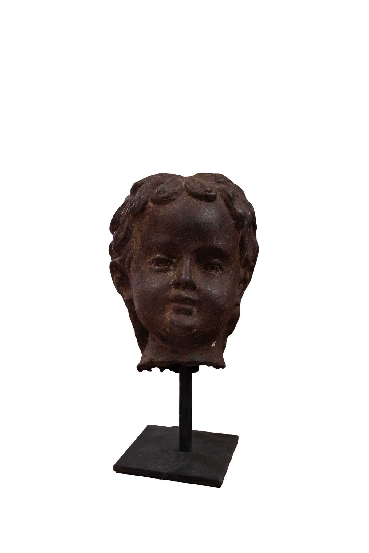 Argentinian Cast Iron Head | Architectural Artifacts, Inc.