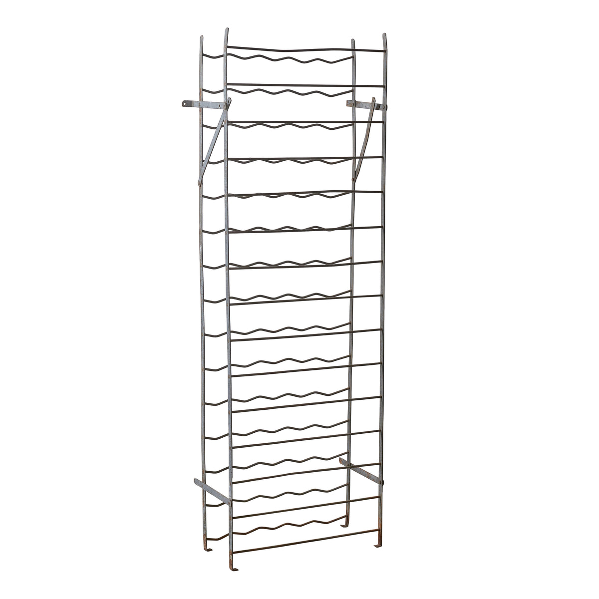 Iron Wall Mounted Wine Rack | Architectural Artifacts, Inc.