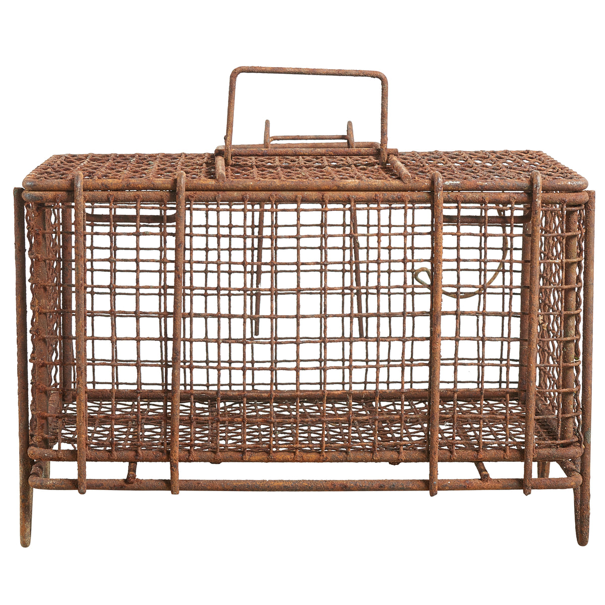 Wire Cage For Shipping Shell Fish | Architectural Artifacts, Inc.