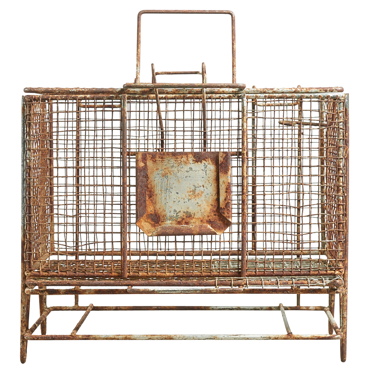 Wire Cage For Shipping Shell Fish | Architectural Artifacts, Inc.