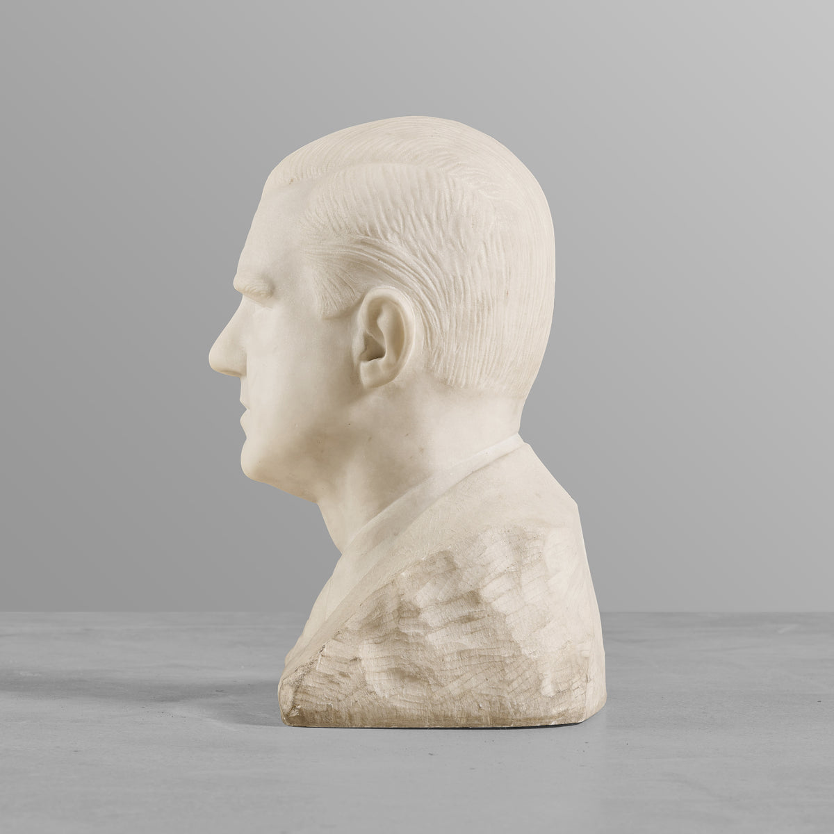 Carrara Marble Bust of Important Dude | Architectural Artifacts, Inc.