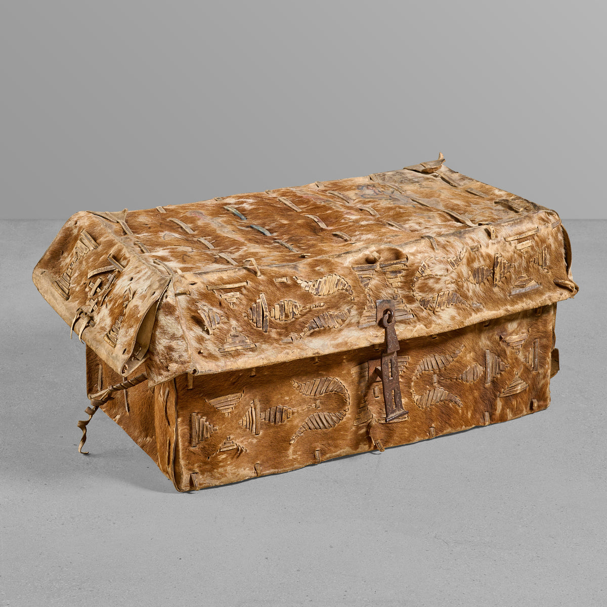 Hide Trunk with Fur | Architectural Artifacts, Inc.