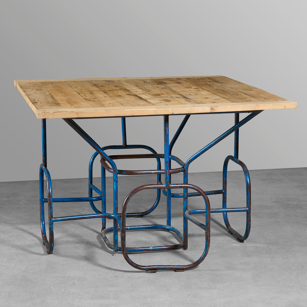 Iron and Pine High Top Table | Architectural Artifacts, Inc.