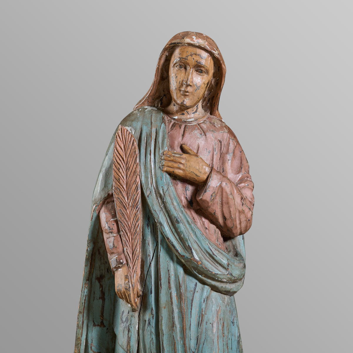 Carved Statue of a Saint | Architectural Artifacts, Inc.