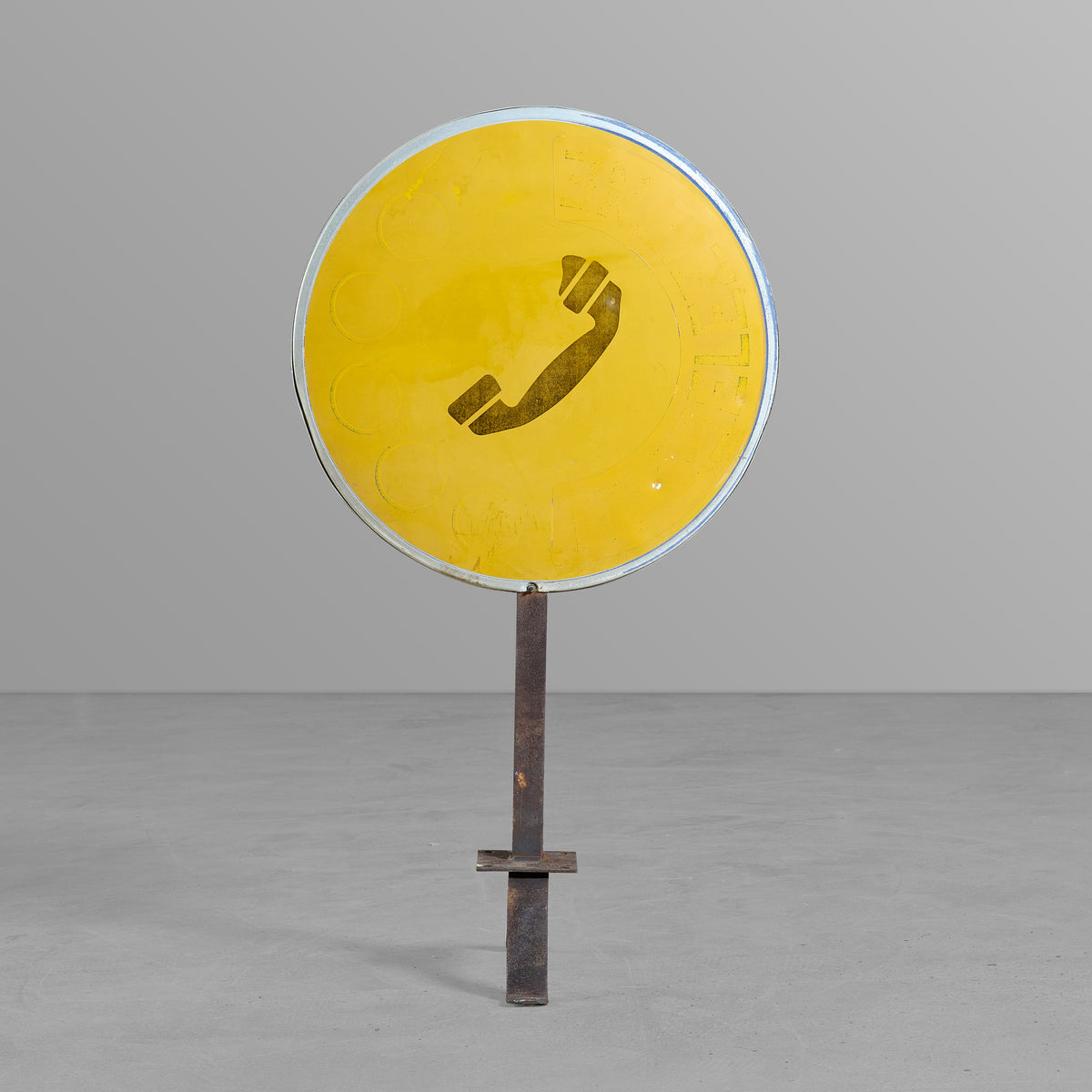 Wall Mounted Telephone Sign | Architectural Artifacts, Inc.